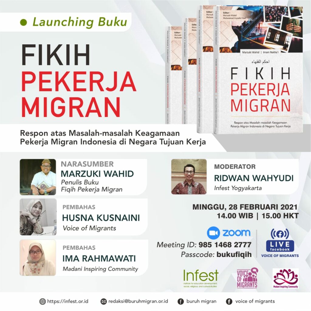 Peluncuran Buku Fikih Pekerja Migran - Pusat Sumber Daya Buruh Migran